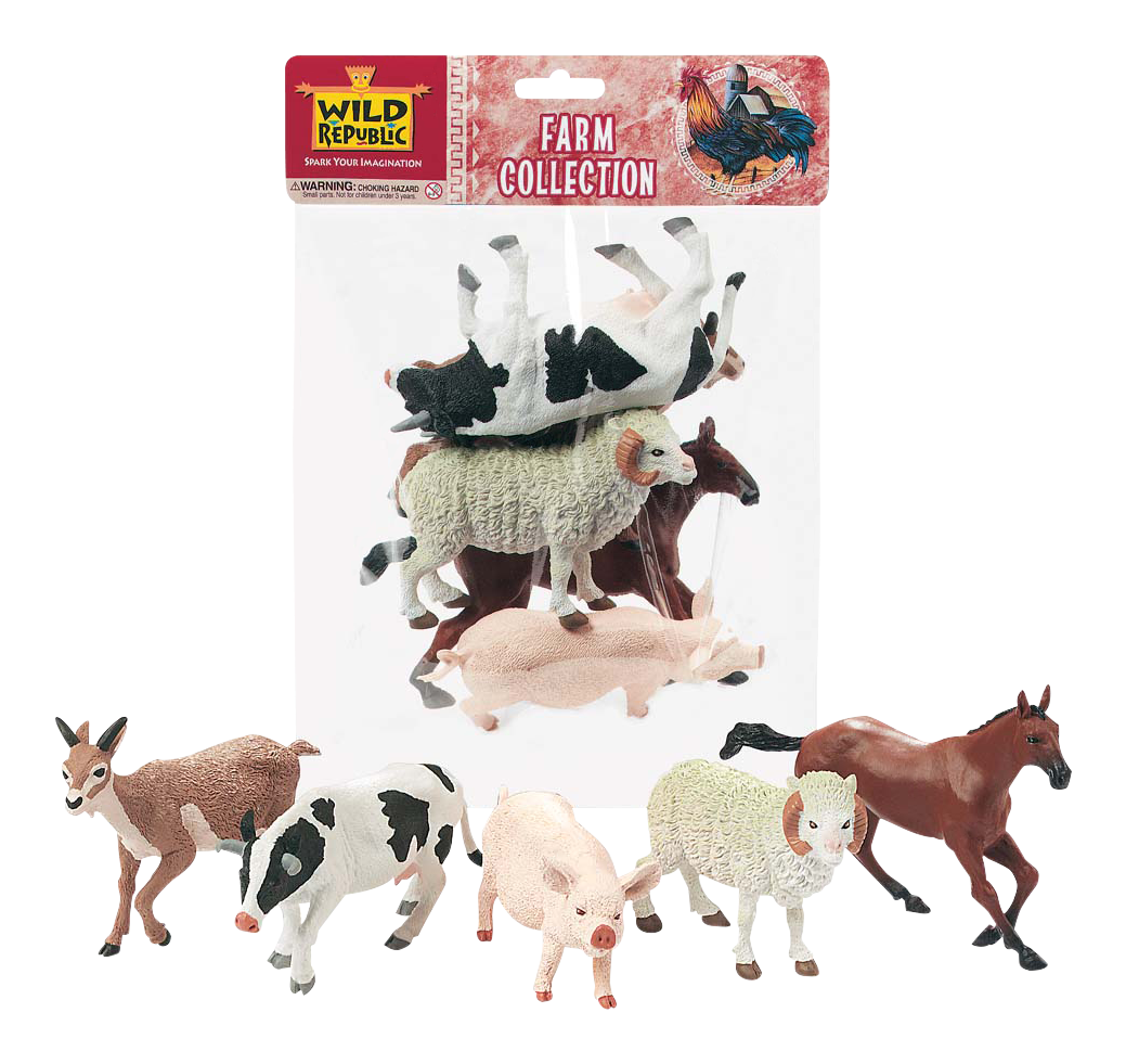 Wild Republic Farm Animal Figurines in Polybag | Bass Pro Shops